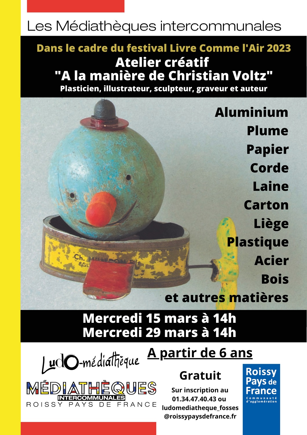 Atelier "A la manière de Christian Voltz"
